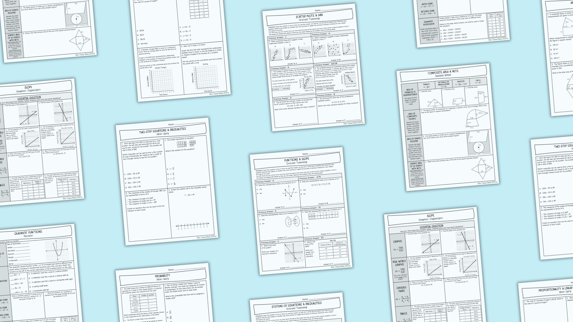 Full Year Guided Notes – Casias Math