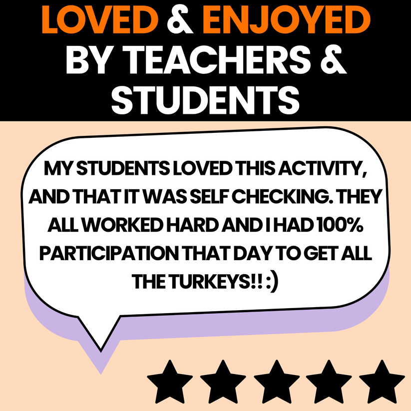 Thanksgiving Math Activities Algebra 1 Google Sheets and Worksheets BU ...