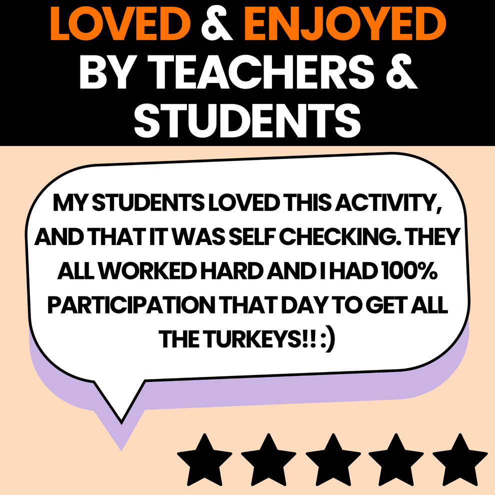 Thanksgiving Math Activities Algebra 1 Google Sheets and Worksheets BU ...